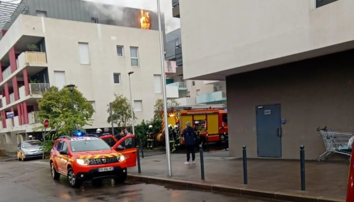 Montpellier : un appartement en feu dans le quartier de la Pompignane ...