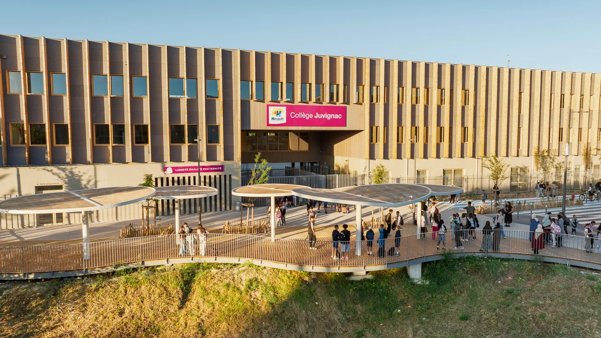 Juvignac inaugure son nouveau collège éco-responsable | Hérault Tribune